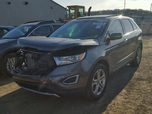 2FMPK4K94HBB58116 - 2017 FORD EDGE TITAN, GRAY - price history, history ...
