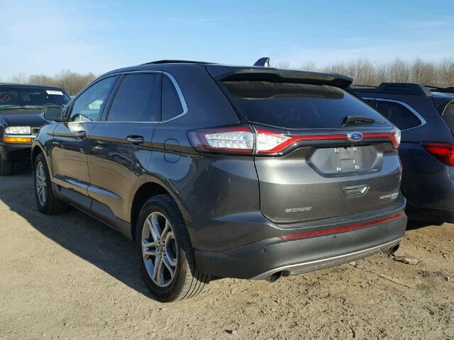 2FMPK4K94HBB58116 - 2017 FORD EDGE TITAN, GRAY - price history, history ...