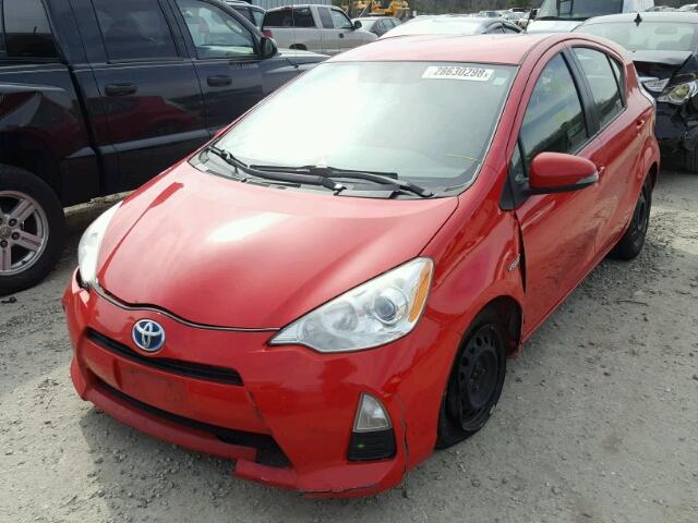 JTDKDTB35C1512812 - 2012 TOYOTA PRIUS C, RED - price history, history ...