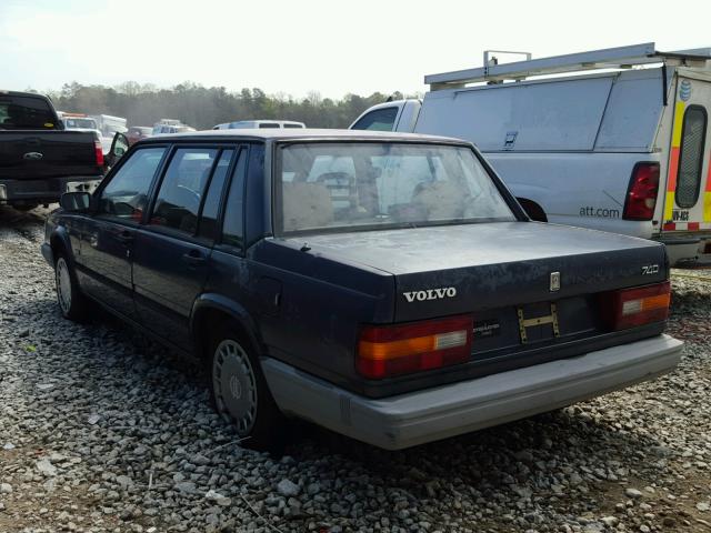 YV1FA8840M2521818 - 1991 VOLVO 740, BLUE - price history, history of ...