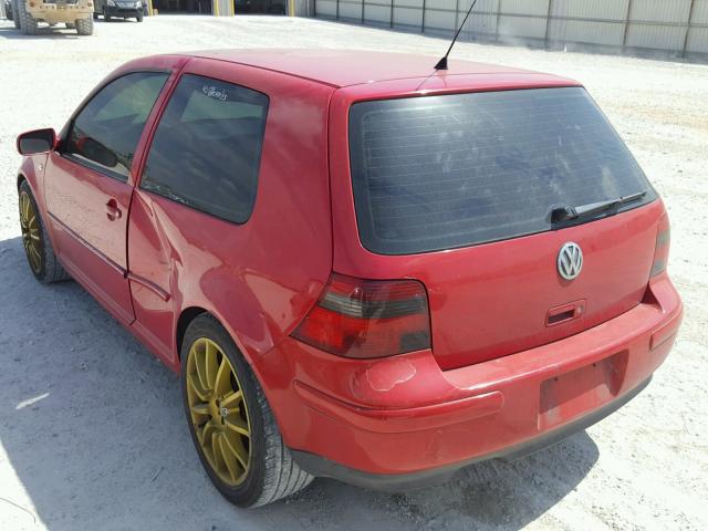 9BWDH61J134047254 - 2003 VOLKSWAGEN GTI VR6, RED - price history ...