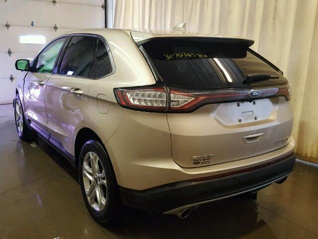2FMPK4K99HBC31643 - 2017 FORD EDGE TITAN, TAN - price history, history ...