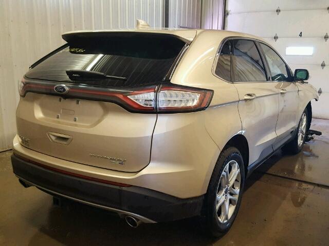 2FMPK4K99HBC31643 - 2017 FORD EDGE TITAN, TAN - price history, history ...