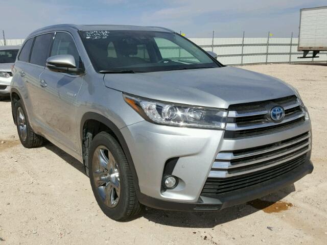 5TDDGRFH7HS025291 - 2017 TOYOTA HIGHLANDER, SILVER - price history ...