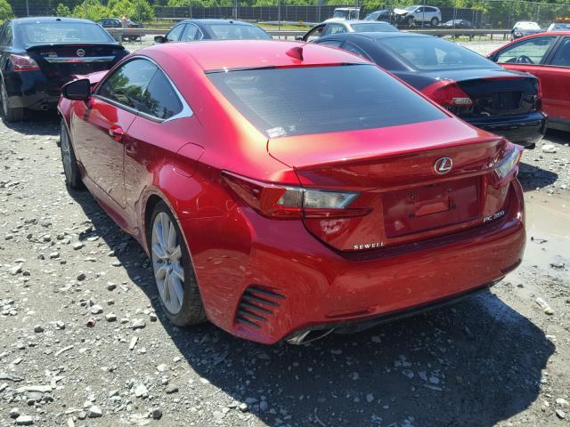 JTHHE5BC3F5005633 - 2015 LEXUS RC 350, RED - price history, history of ...