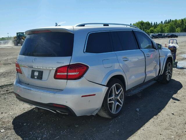 4JGDF6EE3HA965721 - 2017 MERCEDES-BENZ GLS 450 4M, SILVER - price ...
