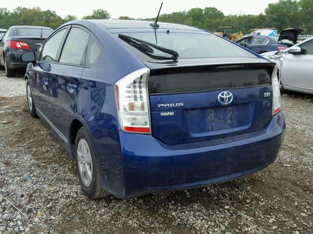 JTDKN3DU2A0191740 - 2010 TOYOTA PRIUS, BLUE - price history, history of ...