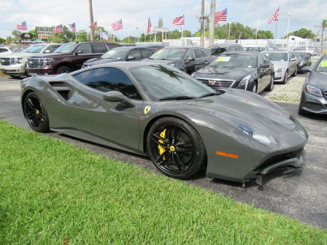 ZFF79ALA4J0229508 - 2018 FERRARI 488 GTB, GRAY - price history, history ...