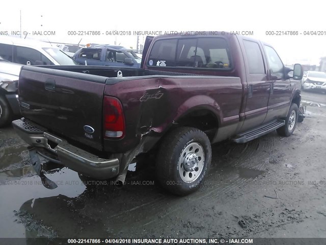 1FTSW21557EA31691 - 2007 FORD F250 SUPER DUTY, MAROON - price history ...