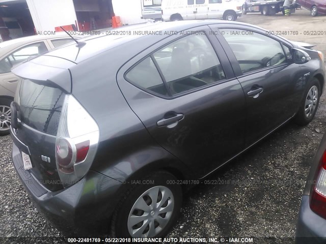 JTDKDTB31C1509471 - 2012 TOYOTA PRIUS C, GRAY - price history, history ...