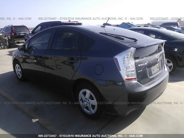 JTDKN3DU3B0281559 - 2011 TOYOTA PRIUS, GRAY - price history, history of ...